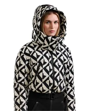 Rudsak Dinara One-piece Puffer Ski Suit - Vanilla Monogram
