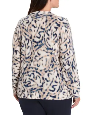 NIC+ZOE Printed Pullover Sweater