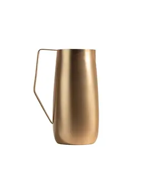THE COLLECTIVE HOME Artisan Brass Pitcher - Yellow