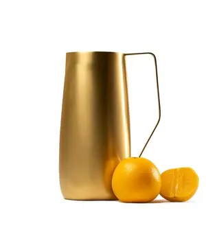 THE COLLECTIVE HOME Artisan Brass Pitcher