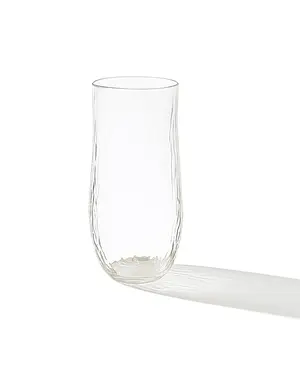 THE COLLECTIVE HOME Pebbled Tall Vase - Clear