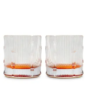 La DoubleJ Bamboo Highball Glass, Set Of 2 - Solid