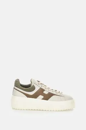 Hogan Contrast Stitching Sneakers For Women