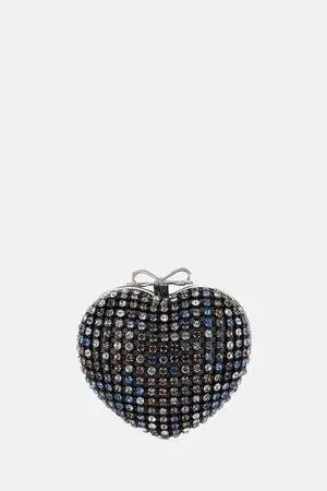 SELF-PORTRAIT Heart-shaped Multicrystal Pochette - Multicolor
