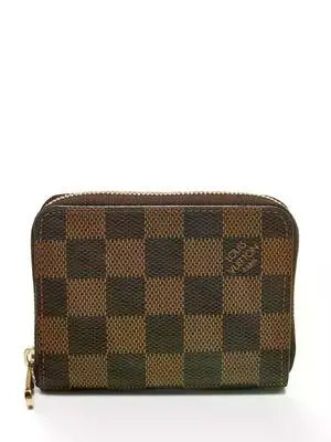 LOUIS VUITTON 2010 Damier Ebène Wallet - Brown