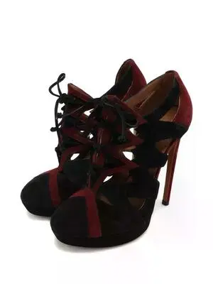 Alaïa Cut-out Platform Pumps