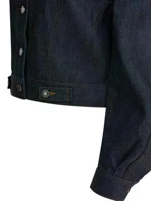 Givenchy Back-to-front Cocoon Denim Jacket - Blue