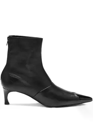 ROTATE BY BIRGER CHRISTENSEN Pointed-toe Leather Boots