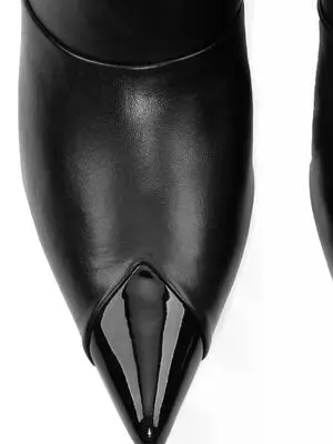 ROTATE BY BIRGER CHRISTENSEN Pointed-toe Leather Boots