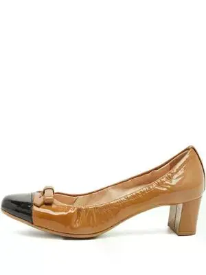 Prada Cap-toe Bow Pumps
