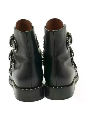 Givenchy Studded Buckle Ankle Boots