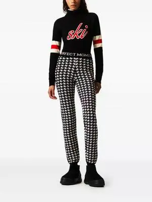 Perfect Moment Houndstooth Logo-waistband Pants