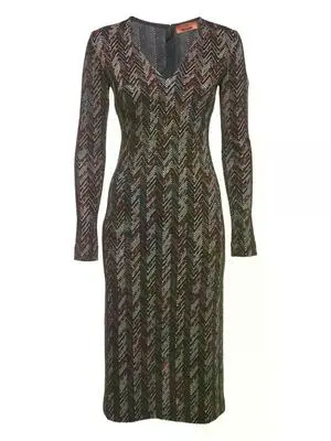 Missoni Zigzag-pattern Midi Dress