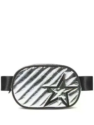 Perfect Moment Star-motif Quilted Mini Belt Bag - Silver