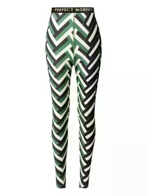 Perfect Moment Base Layer Leggings - Green