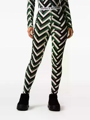 Perfect Moment Base Layer Leggings - Green