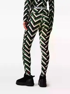 Perfect Moment Base Layer Leggings - Green