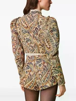 TWINSET Paisley Puff-sleeve Jacket