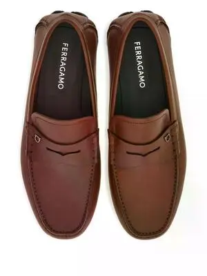 FERRAGAMO Gancini-buckle Loafers