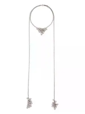 Isabel Marant Scarf Necklace - Silver