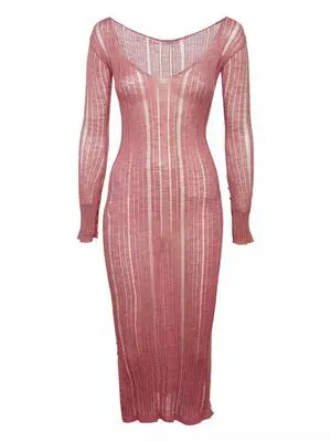 Cult Gaia Ribbed Midi Dress