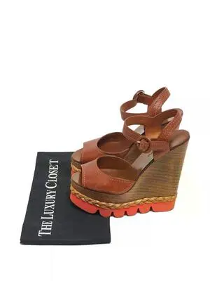 Dolce & Gabbana Platform Wedge Sandals