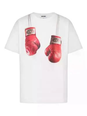 Moschino Boxing-gloves Print T-shirt