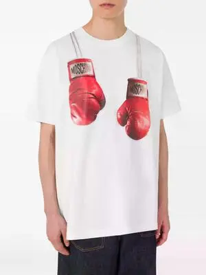 Moschino Boxing-gloves Print T-shirt