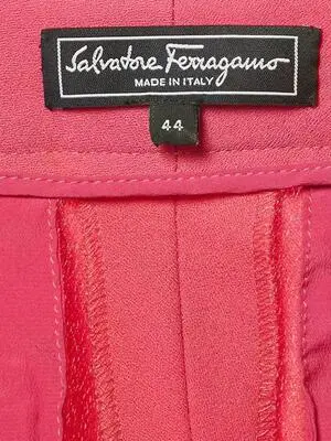FERRAGAMO Wool Buckle Trousers