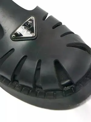 Prada Monolith Rubber Sandals