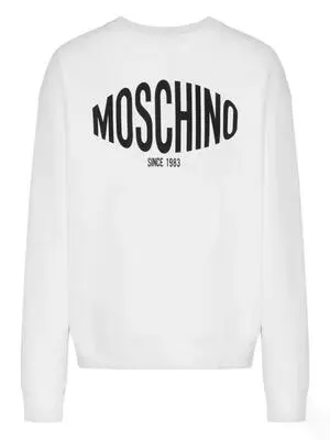 Moschino Logo-print Sweatshirt - White