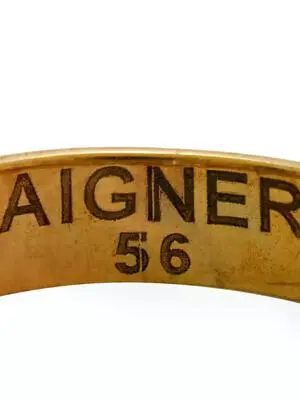 AIGNER Enamel Logo Ring