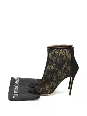 GIANVITO ROSSI Lace Ankle Boots
