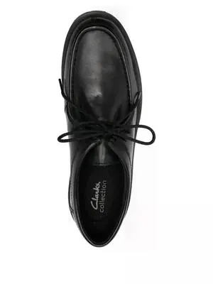 Clarks Berwick Seam Lace-up Leather Loafers