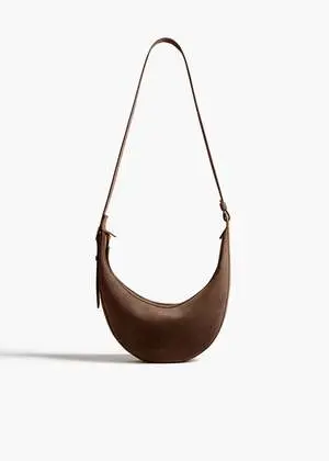Khaite Small Augustina Suede Crossbody Bag
