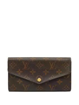 LOUIS VUITTON 2015 Sarah Monogram Envelope Wallet - Brown
