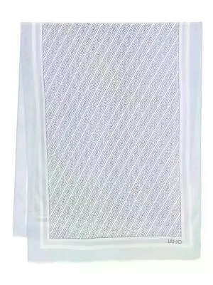 Liu Jo Patterned Scarf - White