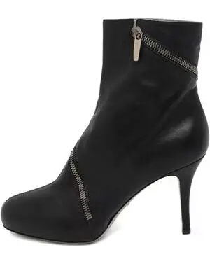 SERGIO ROSSI Leather Ankle Boots