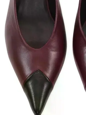 ROTATE BY BIRGER CHRISTENSEN Slingback Leather Pumps - Red