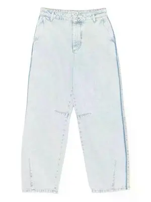 HERSKIND Buttoned Wide-leg Jeans - Blue