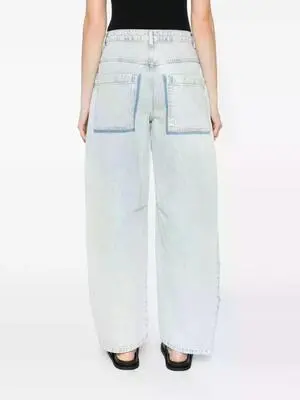 HERSKIND Buttoned Wide-leg Jeans