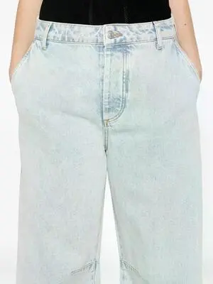 HERSKIND Buttoned Wide-leg Jeans