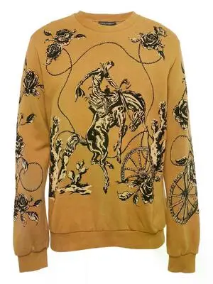 Dolce & Gabbana Printed Sweatshirt - Brown