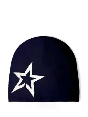 Perfect Moment Star-print Beanie - Blue