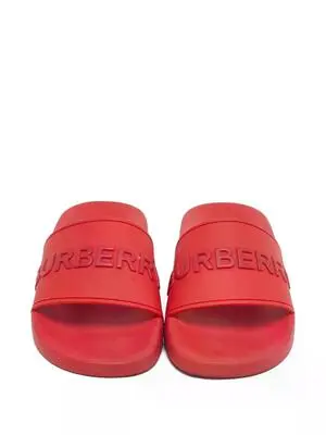 Burberry Embossed Logo Slides