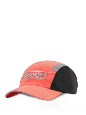 Supreme Logo-detail Camp Cap - Orange