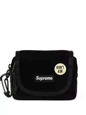 Supreme Logo-patch Belt Bag - Black