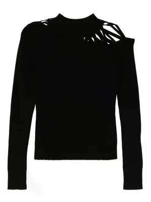 Monse Long Sleeve Ribbed Top
