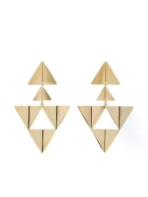 Isabel Marant Triangle Drop Earrings - Gold