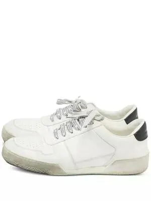 Versace Ilus Leather Low-top Sneakers